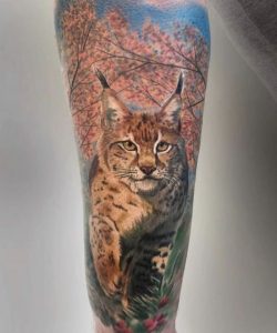 40+ Amazing Bobcat Tattoos with Meaning - Body Art Guru
