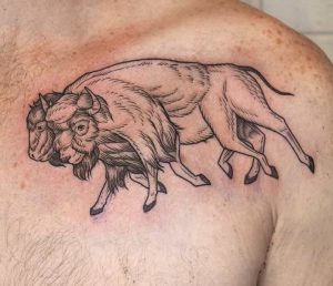 25+ Amazing Bison Tattoos with Meaning - Body Art Guru