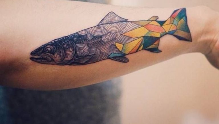 40+ Salmon Tattoos with Meaning - Body Art Guru
