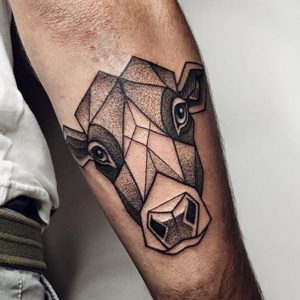 50+Amazing Cow Tattoos with Meanings - Body Art Guru