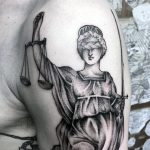80+ 'Balanced' Lady Justice Tattoos - Body Art Guru