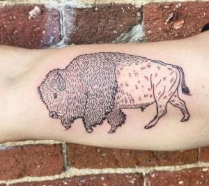 25+ Amazing Bison Tattoos with Meaning - Body Art Guru