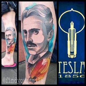 65 Awesome Nikola Tesla Tattoo Designs - Body Art Guru