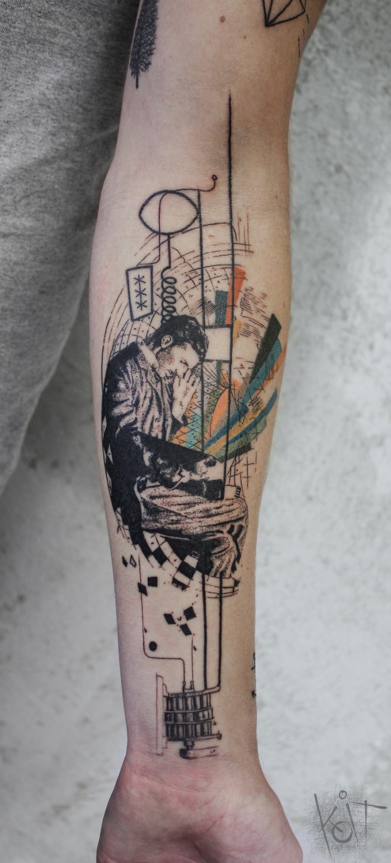 68 Interesting Scientist Tattoo Designs with Meanings - Body Art Guru