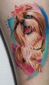40+ Amazing Shih Tzu Tattoos with Meaning - Body Art Guru