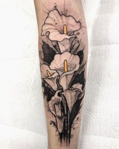 70+ Amazing Calla Lily Tattoo Designs with Meanings, and Ideas - Body ...