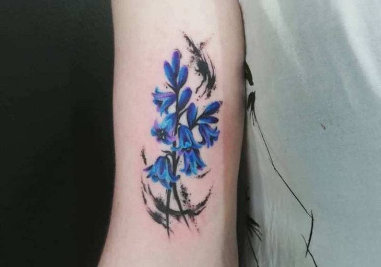 60+ Amazing Bluebell Tattoos Designs with Meanings, and Ideas - Body ...