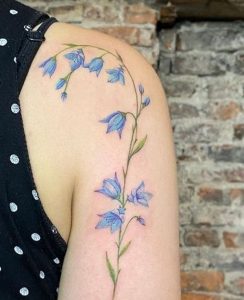 60+ Amazing Bluebell Tattoos Designs with Meanings, and Ideas - Body ...