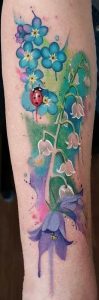 60+ Amazing Bluebell Tattoos Designs with Meanings, and Ideas - Body ...