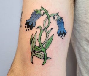 60+ Amazing Bluebell Tattoos Designs with Meanings, and Ideas - Body ...
