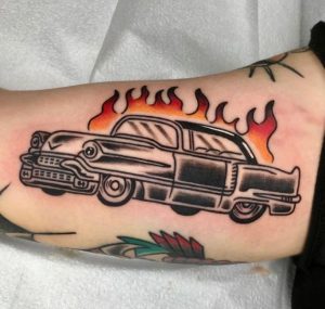 35+ Amazing Cadillac Tattoos Designs with Meanings and Ideas - Body Art ...