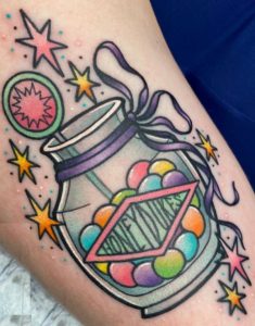 35+ Amazing Candy Tattoo Designs with Meanings, Ideas, and Celebrities ...