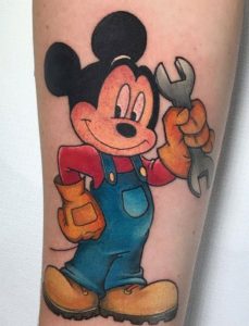 60+Mickey Mouse Tattoo Designs with Meanings, Ideas, and Celebrities ...