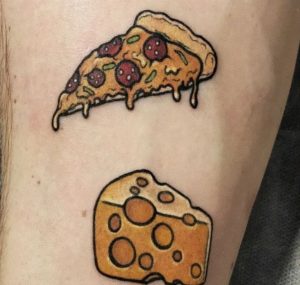 60+ Amazing Pizza Tattoo Designs with Meanings, Ideas, and Celebrities ...