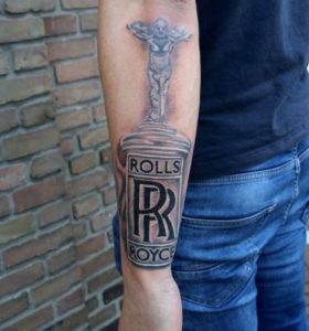 10 Amazing Rolls Royce Tattoos Designs with Meanings and Ideas - Body Art Guru