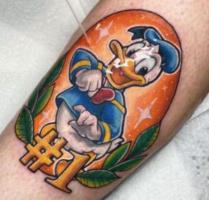 25+ Donald Duck Tattoo Designs with Meanings and Ideas - Body Art Guru