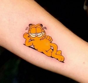 30+ Amazing Garfield Tattoo Designs with Meanings and Ideas - Body Art Guru