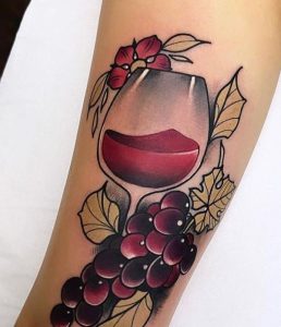 45+ Amazing Grapes Tattoos Designs with Meanings, Ideas, and ...