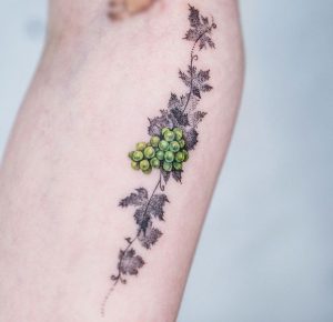 45+ Amazing Grapes Tattoos Designs with Meanings, Ideas, and ...