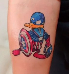 25+ Donald Duck Tattoo Designs with Meanings and Ideas - Body Art Guru