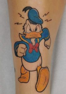 25+ Donald Duck Tattoo Designs with Meanings and Ideas - Body Art Guru