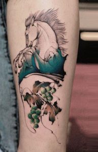 45+ Amazing Grapes Tattoos Designs with Meanings, Ideas, and ...