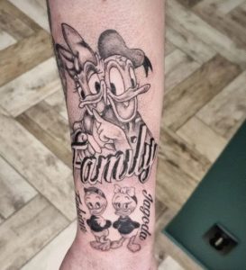 25+ Donald Duck Tattoo Designs with Meanings and Ideas - Body Art Guru