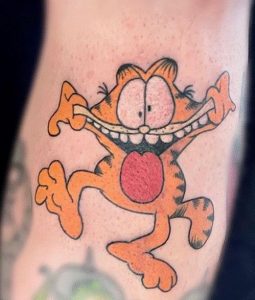 30+ Amazing Garfield Tattoo Designs with Meanings and Ideas - Body Art Guru