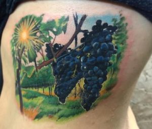45+ Amazing Grapes Tattoos Designs with Meanings, Ideas, and ...