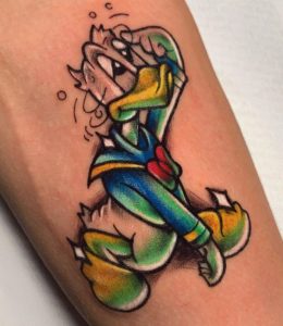25+ Donald Duck Tattoo Designs with Meanings and Ideas - Body Art Guru