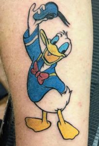25+ Donald Duck Tattoo Designs with Meanings and Ideas - Body Art Guru