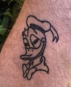 25+ Donald Duck Tattoo Designs with Meanings and Ideas - Body Art Guru