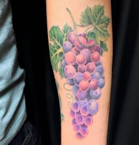 45+ Amazing Grapes Tattoos Designs with Meanings, Ideas, and ...