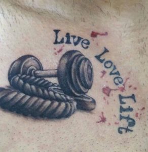 20+ Amazing Dumbbell Tattoos Designs with Meanings, and Ideas - Body ...