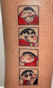30+Amazing Shinchan Tattoo Designs with Meanings and Ideas - Body Art Guru