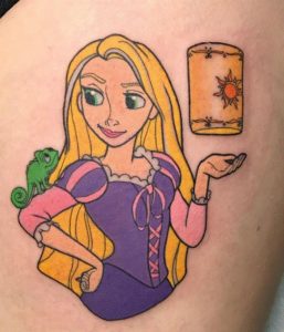 30+ Amazing Rapunzel Tattoo Designs with Meanings and Ideas - Body Art Guru
