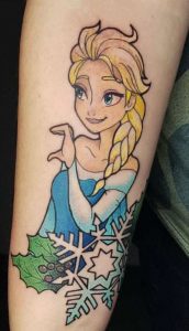 30+ Amazing Elsa Tattoo Designs with Meanings and Ideas - Body Art Guru