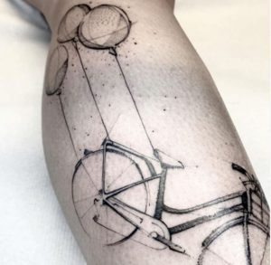 95+ Amazing Bicycle Tattoos Designs with Meanings and Ideas - Body Art Guru