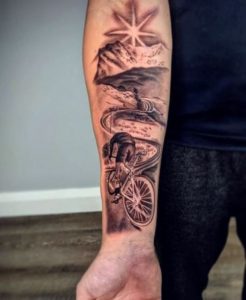 95+ Amazing Bicycle Tattoos Designs with Meanings and Ideas - Body Art Guru