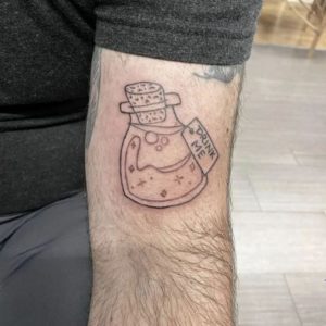 30+ Amazing Bottle Tattoos Designs with Meanings, Ideas, and ...