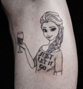 30+ Amazing Elsa Tattoo Designs with Meanings and Ideas - Body Art Guru