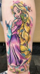 30+ Amazing Rapunzel Tattoo Designs with Meanings and Ideas - Body Art Guru