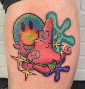 30+ Amazing Patrick Star Tattoo Designs with Meanings and Ideas - Body ...