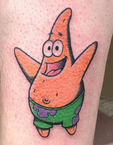 30+ Amazing Patrick Star Tattoo Designs with Meanings and Ideas - Body ...