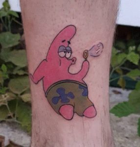 30+ Amazing Patrick Star Tattoo Designs with Meanings and Ideas - Body ...