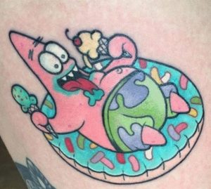 30+ Amazing Patrick Star Tattoo Designs with Meanings and Ideas - Body ...