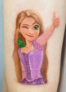 30+ Amazing Rapunzel Tattoo Designs with Meanings and Ideas - Body Art Guru