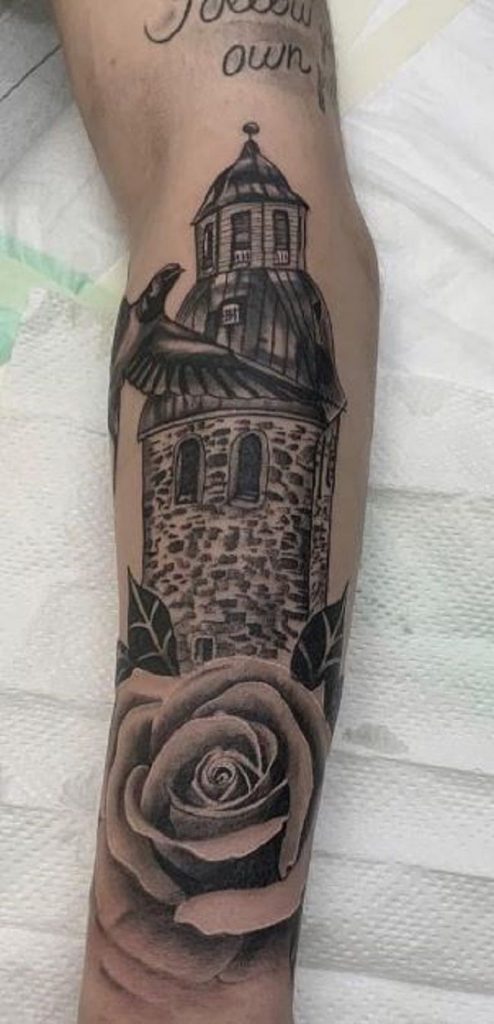 30+ Amazing Church Tattoos with Meanings, Ideas, and Celebrities - Body ...