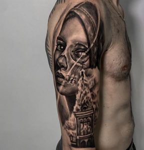 30+ Amazing Church Tattoos with Meanings, Ideas, and Celebrities - Body ...