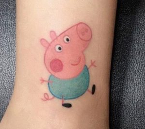 25+Amazing Peppa Pig Tattoo Designs with Meanings and Ideas - Body Art Guru